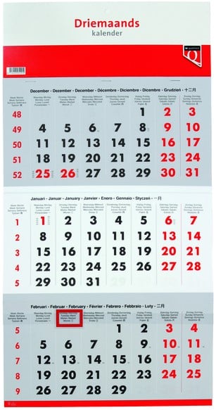 3-Maandskalender 2026 Quantore Ottos 2021