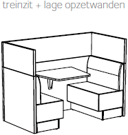 Vepa Patchwork Treinzit + 40cm opzetwand Ottos 2021
